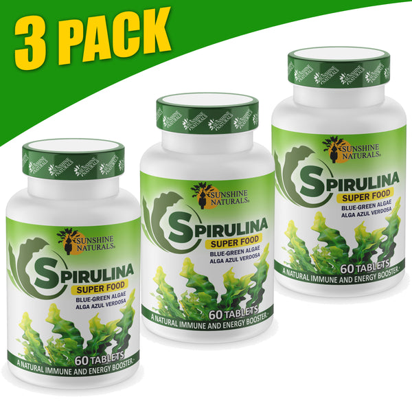 Spirulina (Amino Acids) - 60 Tablets - Sunshine Naturals