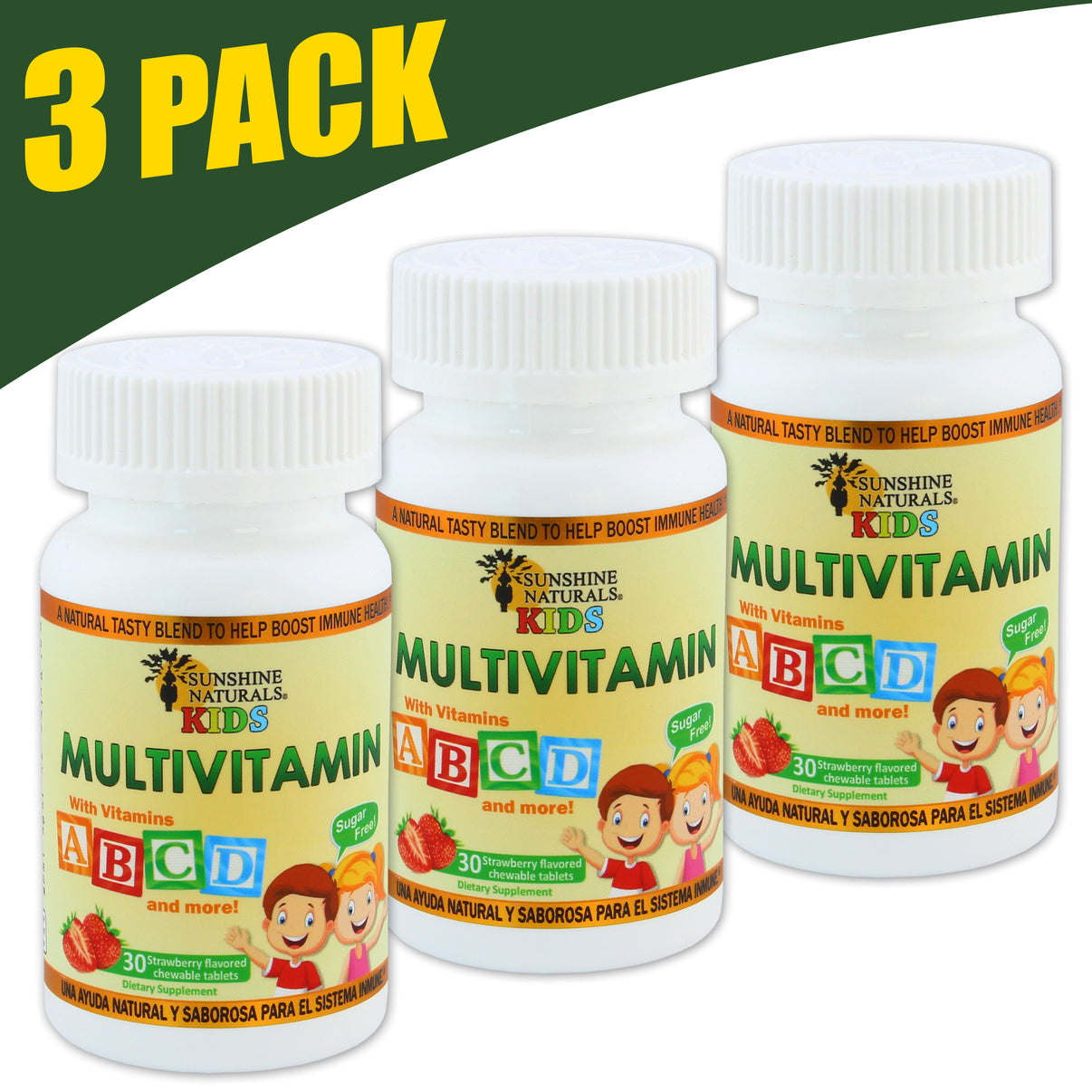 Childrens MultiVitamin Chewable Tablets - Childrens Supplements ...