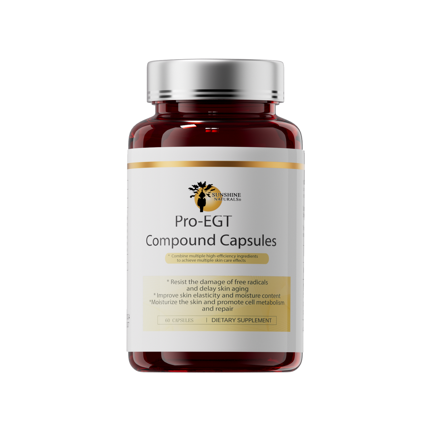 Pro-EGT Compound, 60 Capsules – Sunshine Naturals