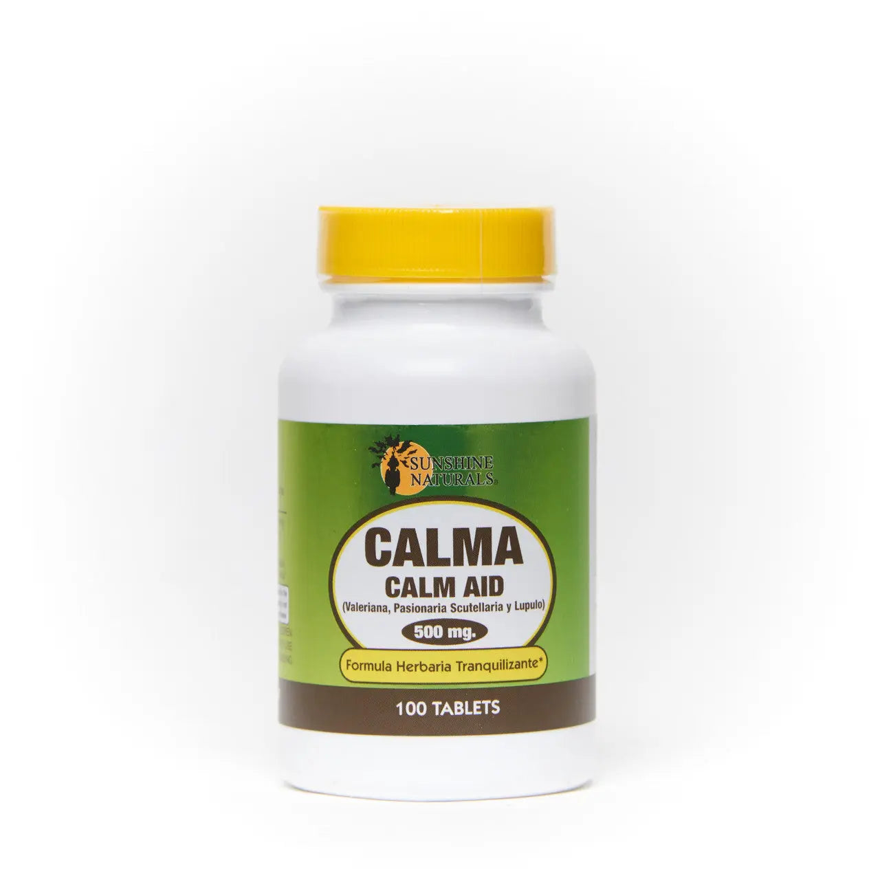 Calm Aid - 500mg 100 Tablets - Sunshine Naturals
