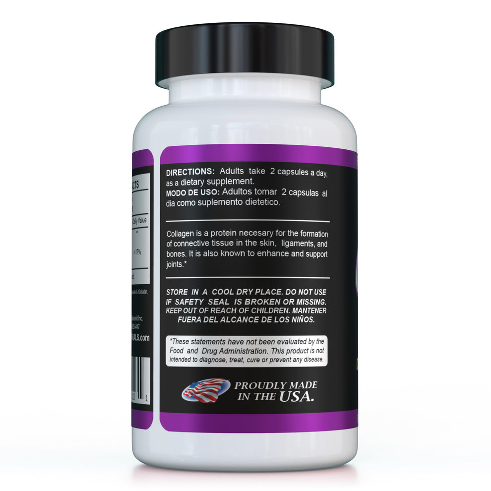 Collagen Plus Vitamin Capsules - Collagen Plus Vitamin C 120 Capsules ...