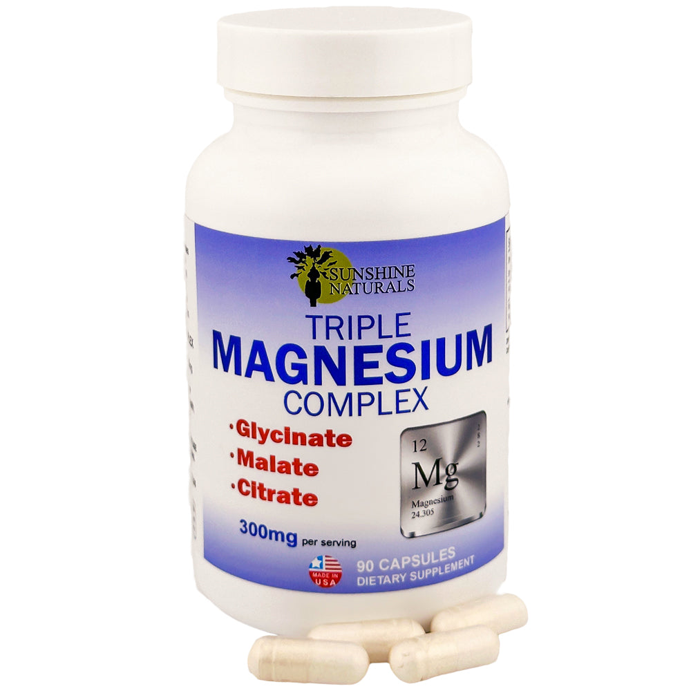 Triple Magnesium Complex - Magnesium Glycinate, Malate and Citrate ...