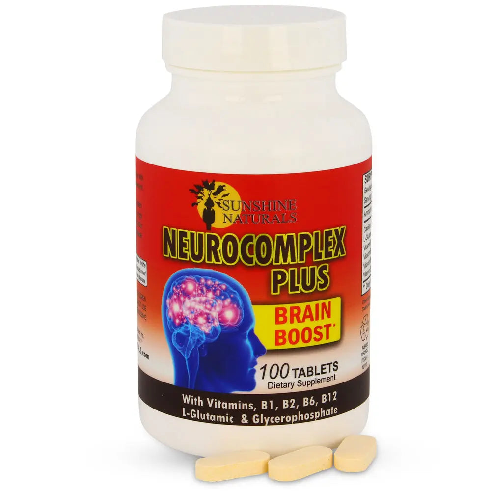 Neuro - complex PLUS - 100 Tablets - Sunshine Naturals