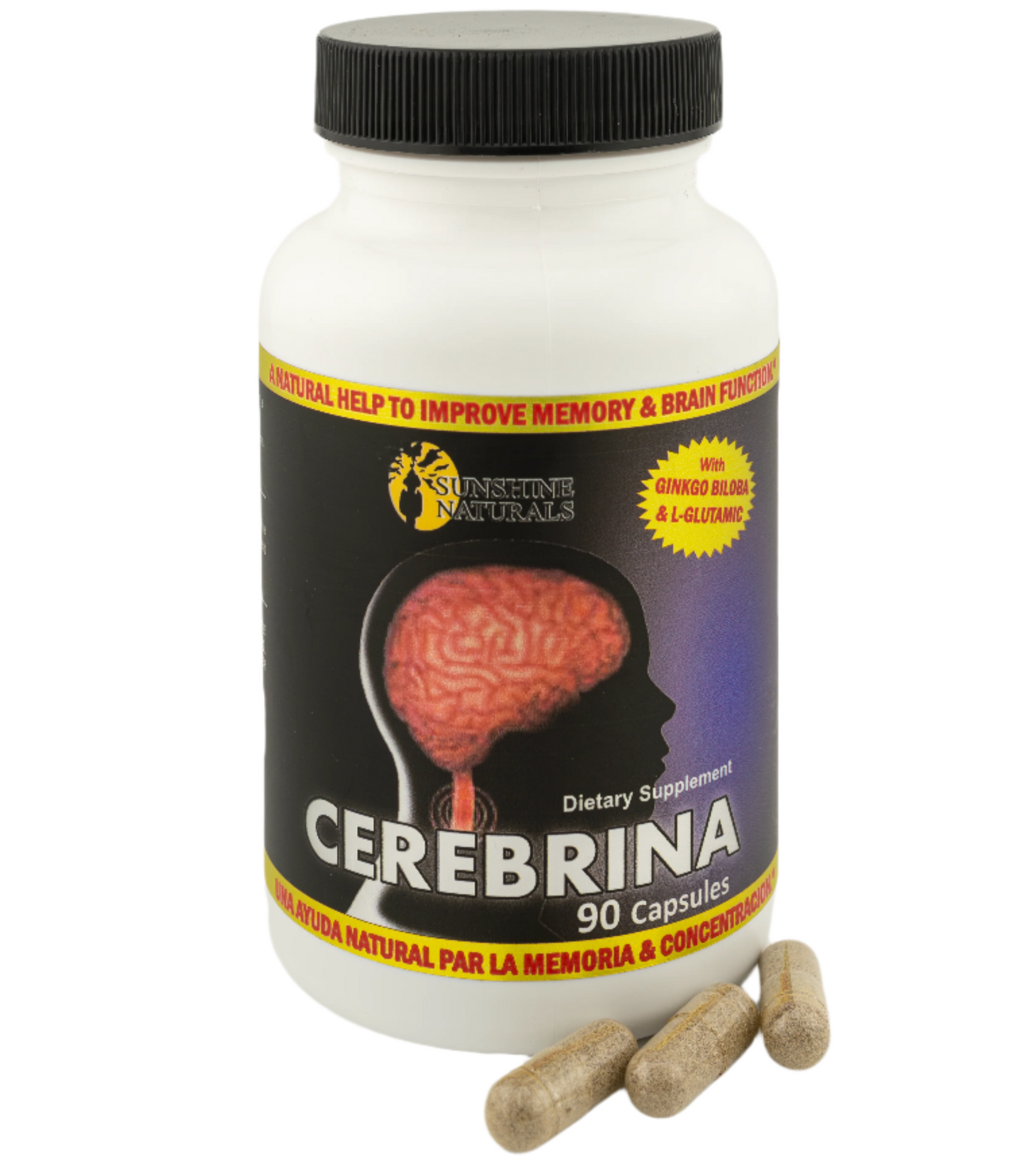Cerebrina - 90 Capsules - Sunshine Natural – Sunshine Naturals