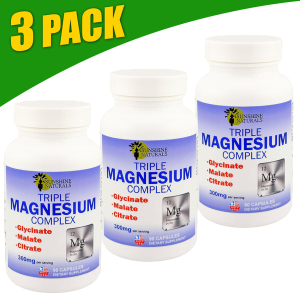 Triple Magnesium Complex - Magnesium Glycinate, Malate and Citrate ...